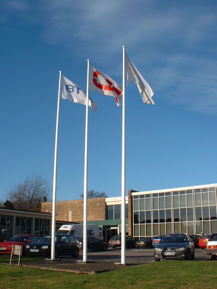 Architectural Flagpole - Banner Box