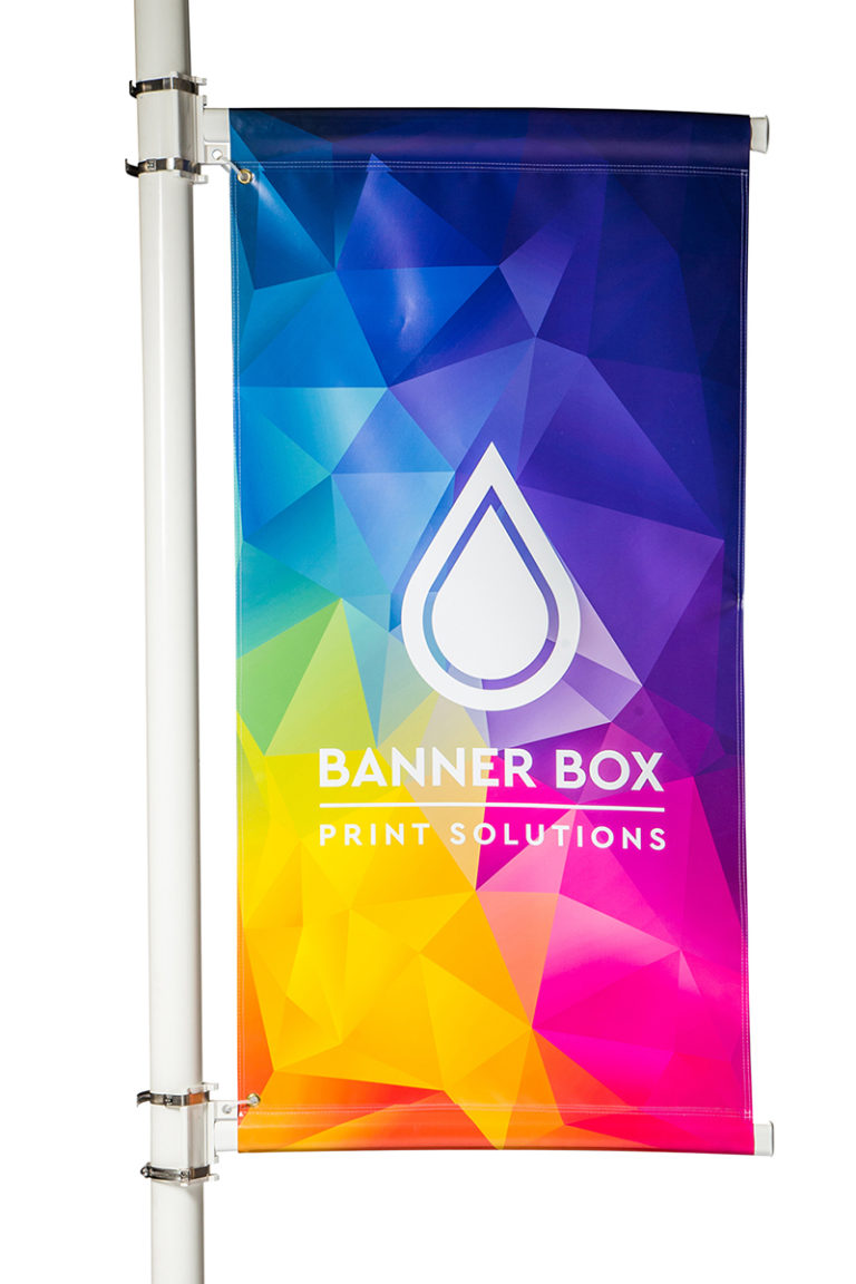 Heavy Duty Post Mount Banner System - Banner Box