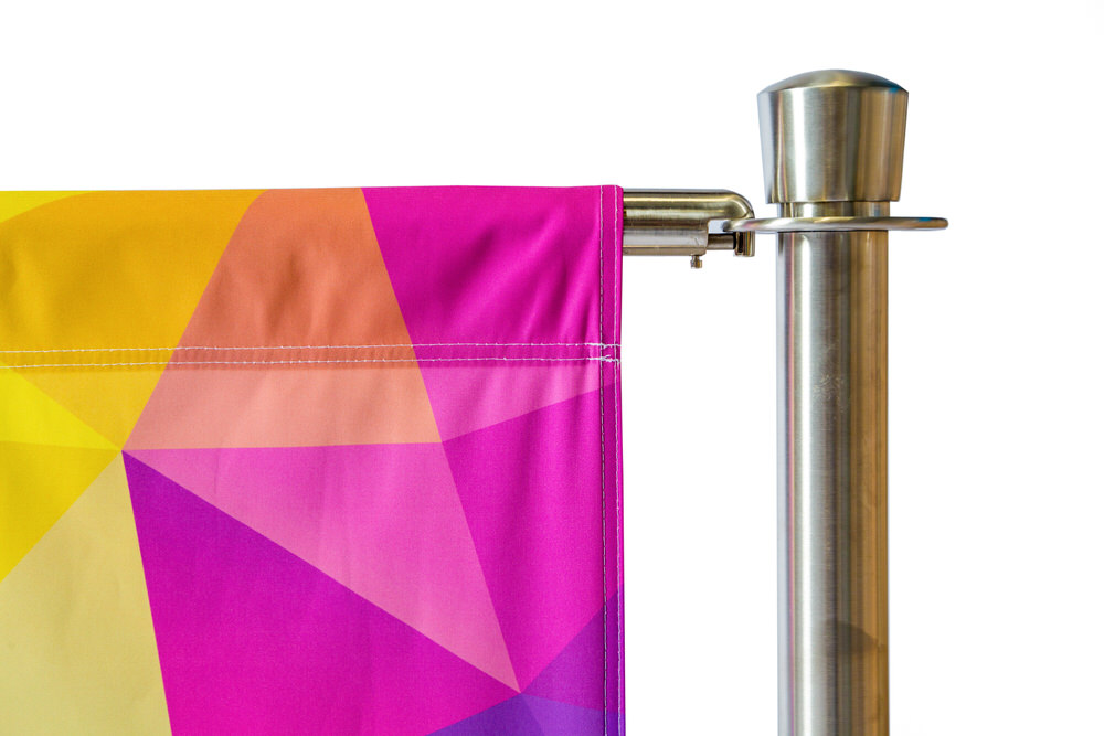 Heavy Duty Wall Mounted Banner System | Banner Box